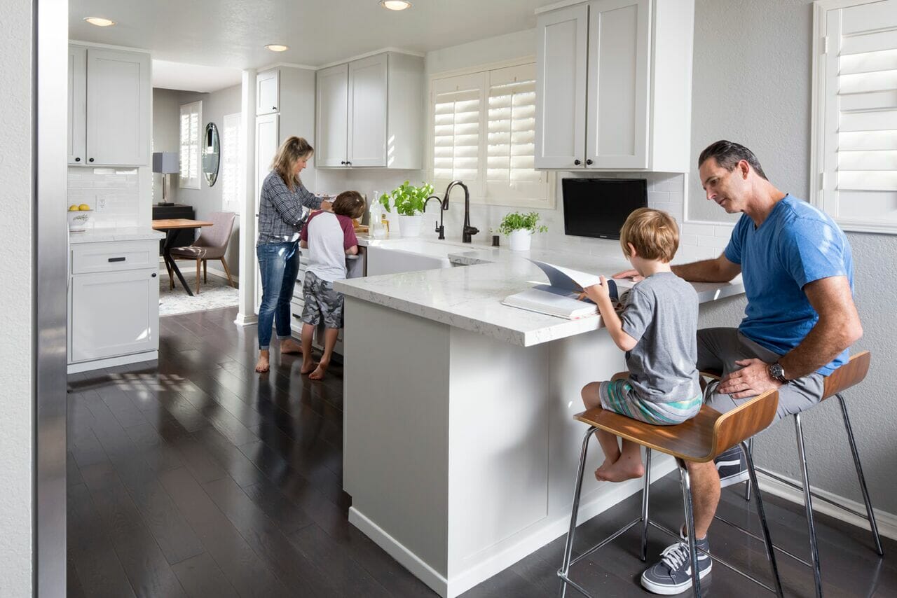 How the Addition of the Kitchen Island Transformed the Home Part 1