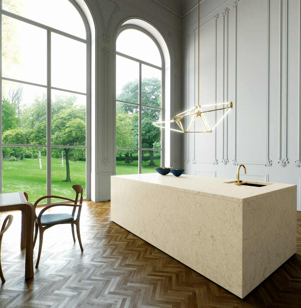 Quartz Countertops With Gold Veins: Design Ideas | Caesarstone US