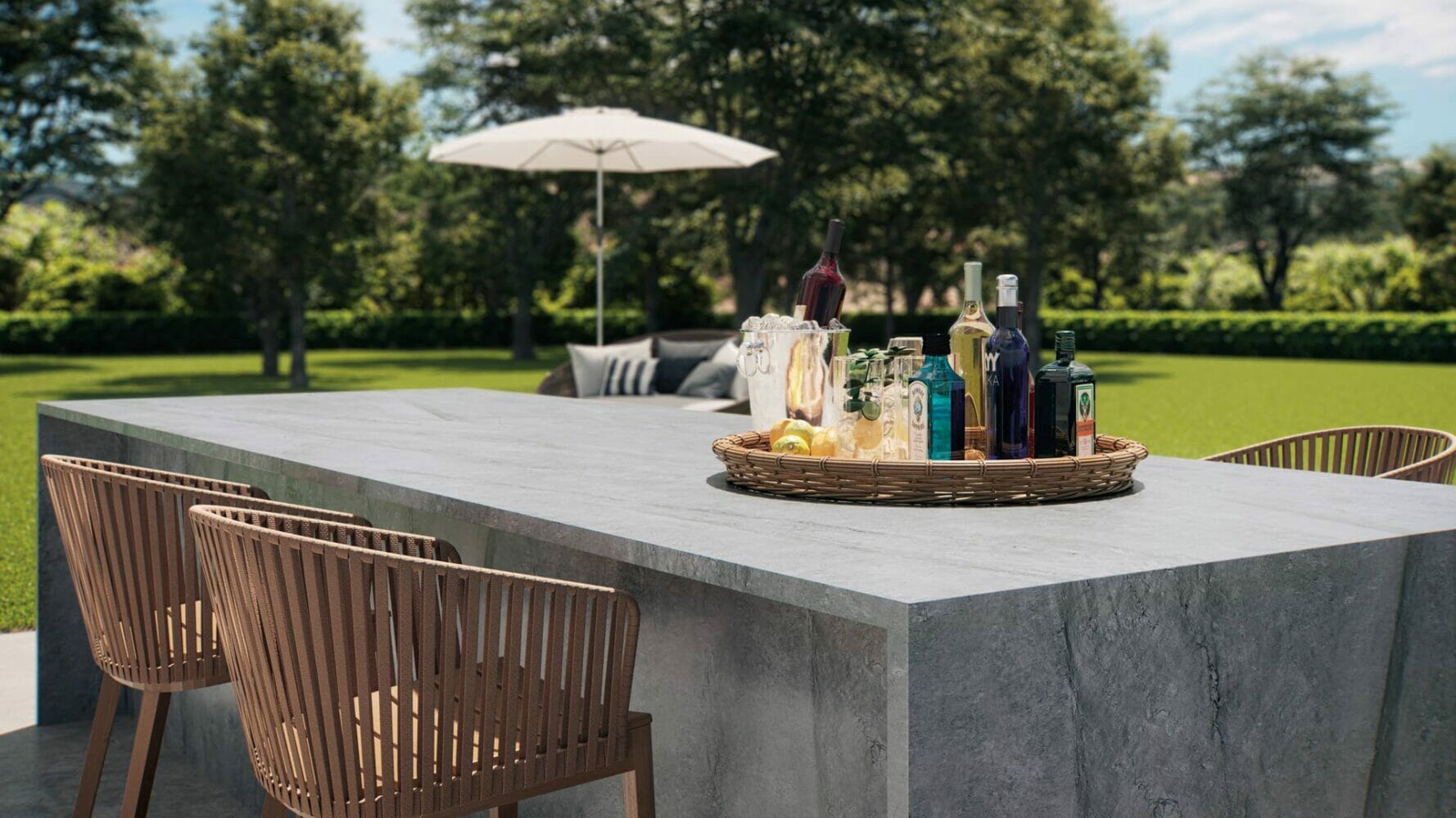 The Pros of Using Porcelain for Outdoor Countertops